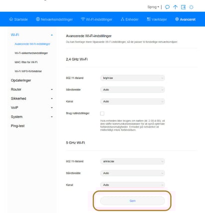 Sådan ændrer du WiFi-kanal på router for at optimere hastigheden